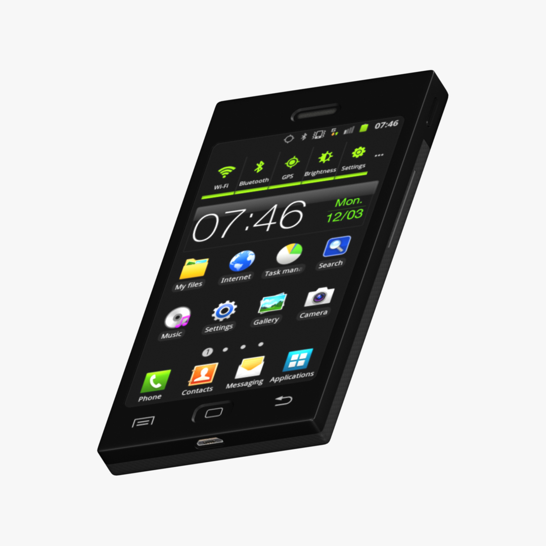 3d model generic phone