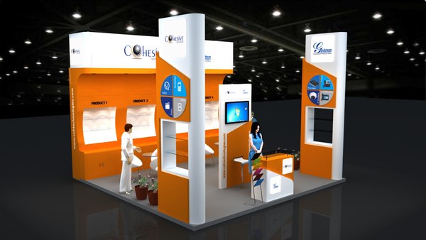 3 side open stand 3D 모델 - TurboSquid 1990948