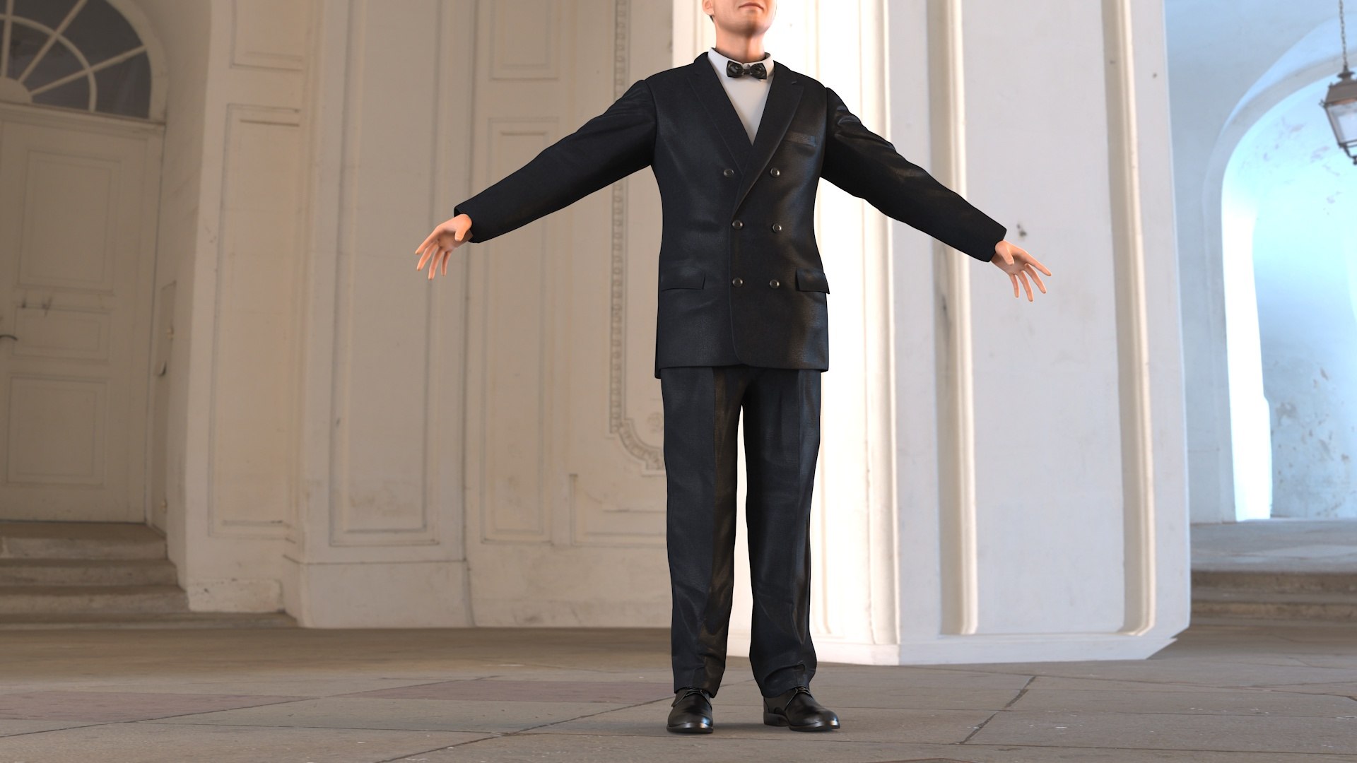 3D Men Wedding Tuxedo Suits Costume Model - TurboSquid 2217447