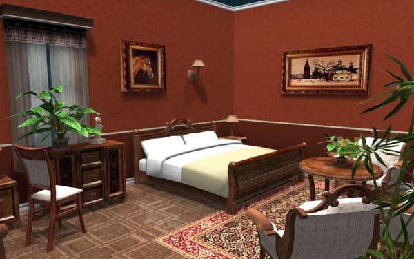 3d object clasic room