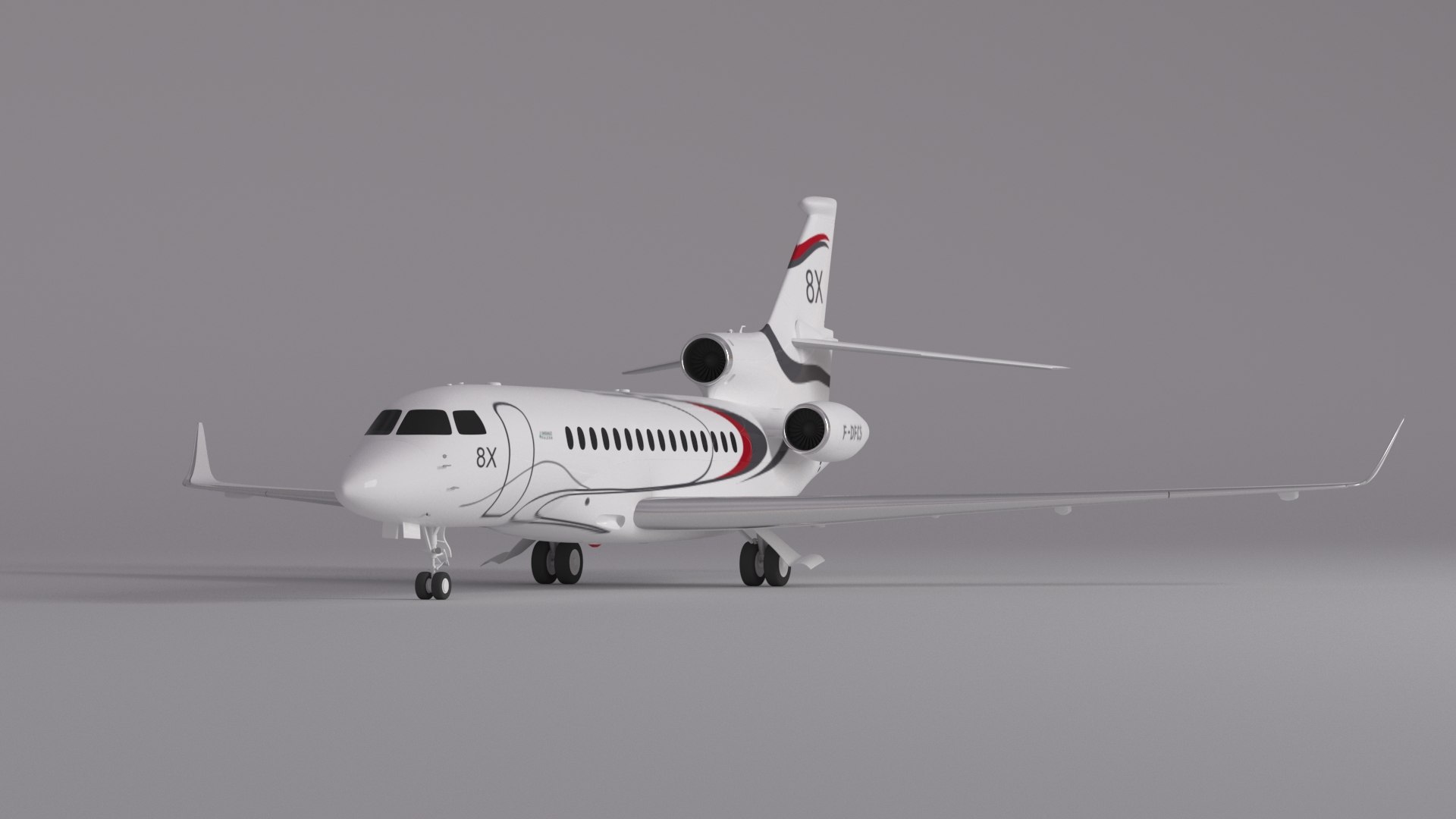 3D Dassault Falcon 8x - TurboSquid 1574519