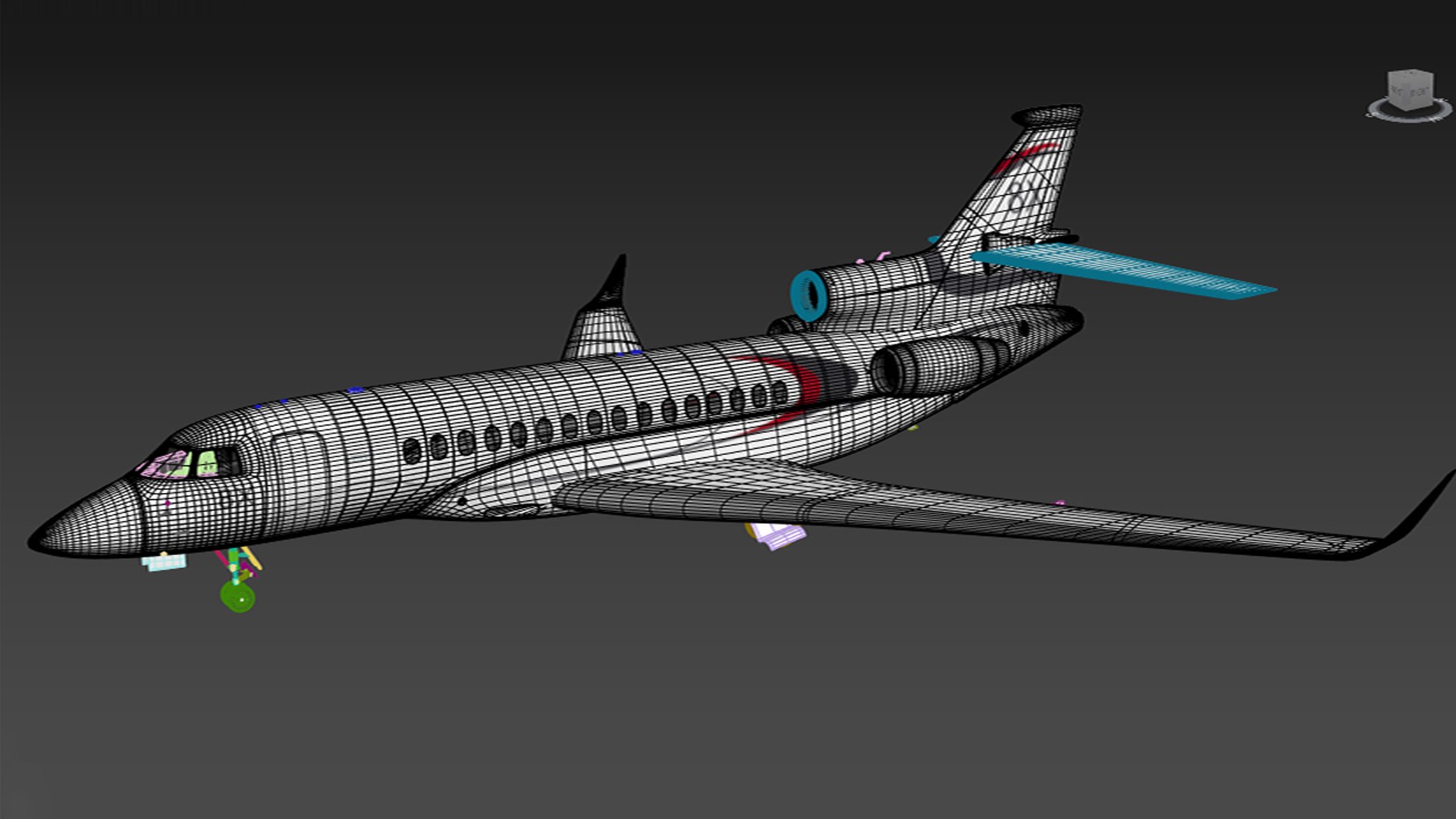 3D Dassault Falcon 8x - TurboSquid 1574519