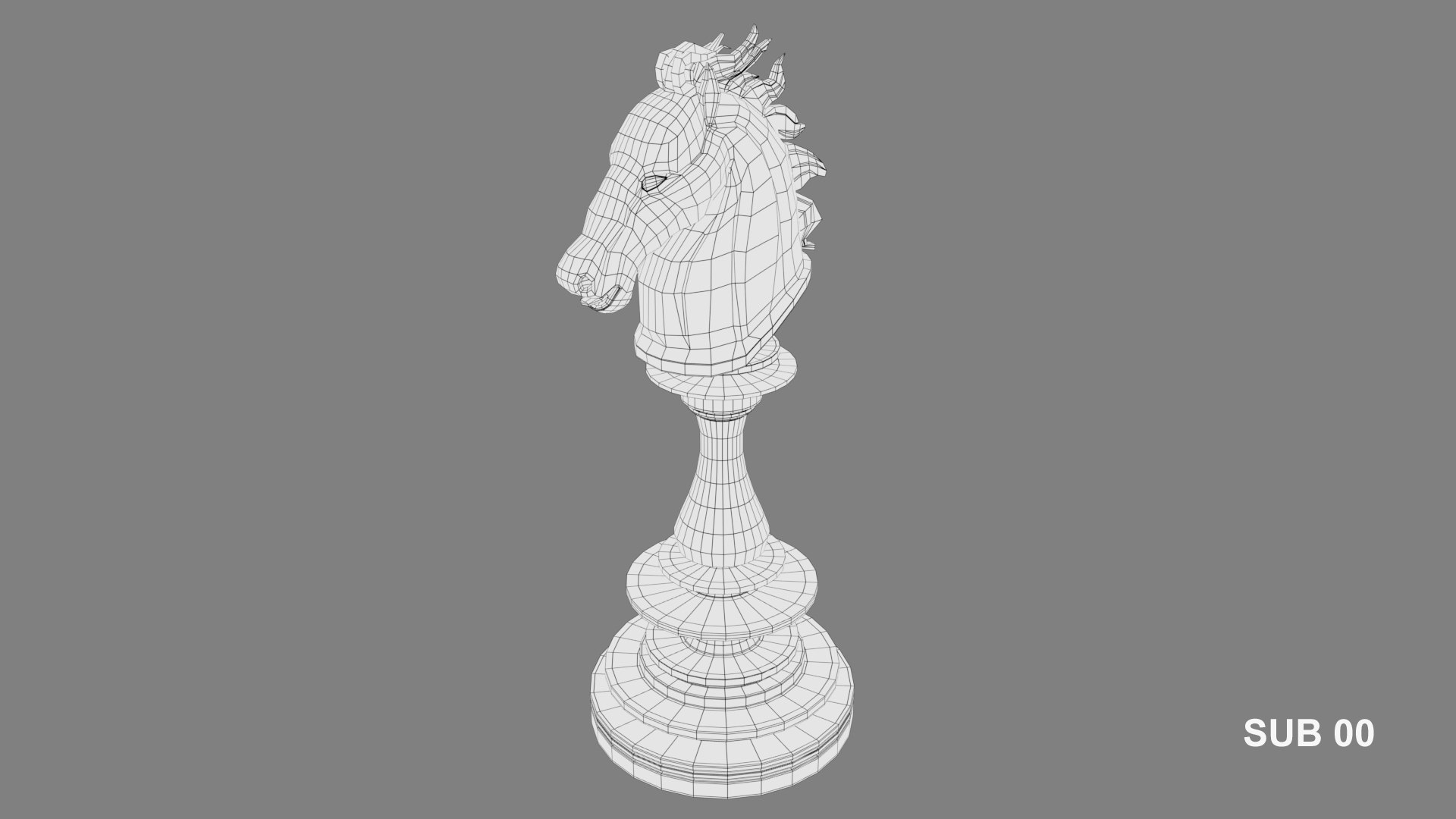Chess knight 3D - TurboSquid 1530374