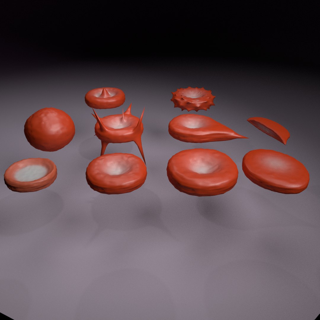 Red Blood 3D Model - TurboSquid 1343563
