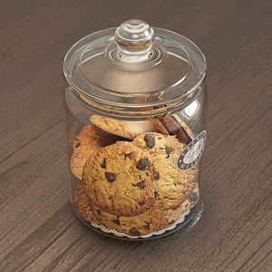 jar cookies 3d max