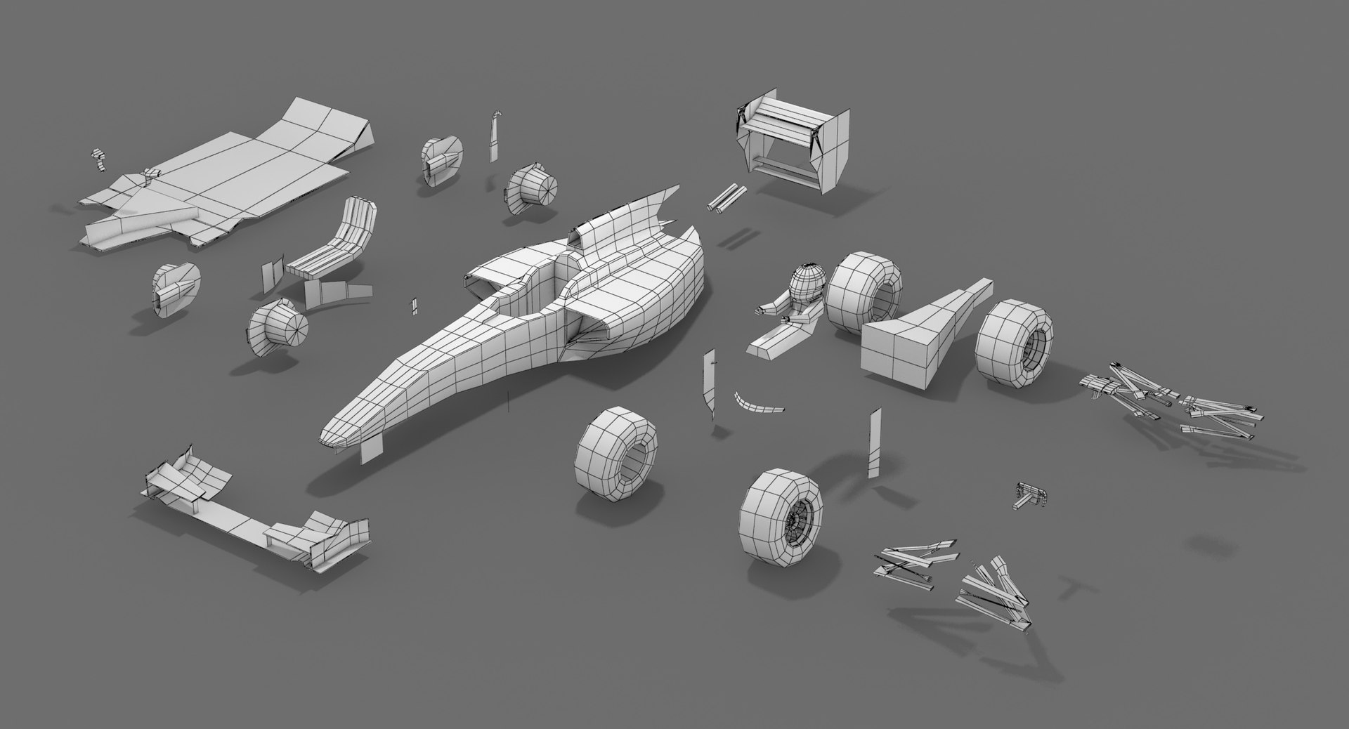 3D art grand prix formula - TurboSquid 1149635