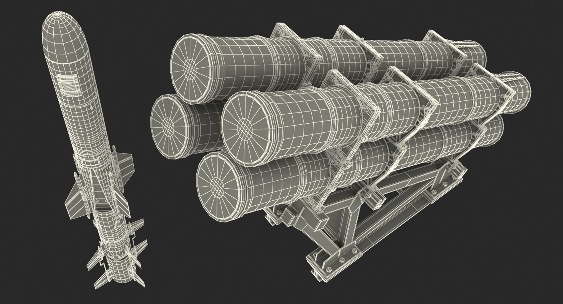 Mk 141 ships launching 3D model - TurboSquid 1394292
