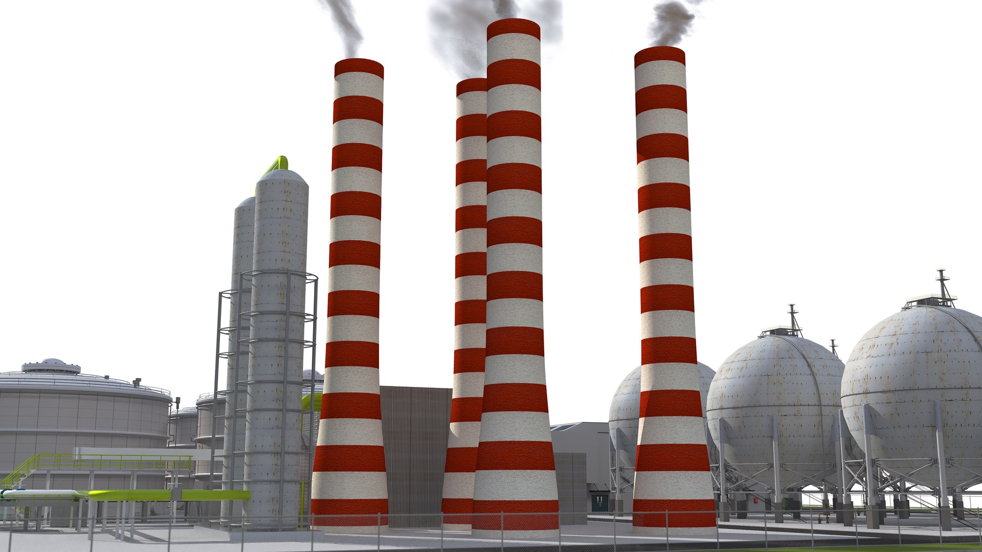 3D Refinery Collection - TurboSquid 2319566