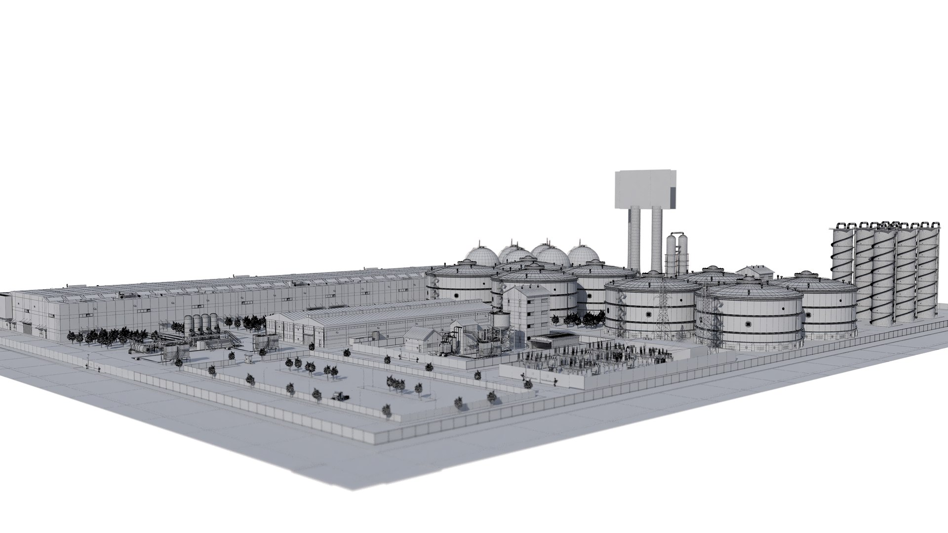 3D Refinery Collection - TurboSquid 2319566