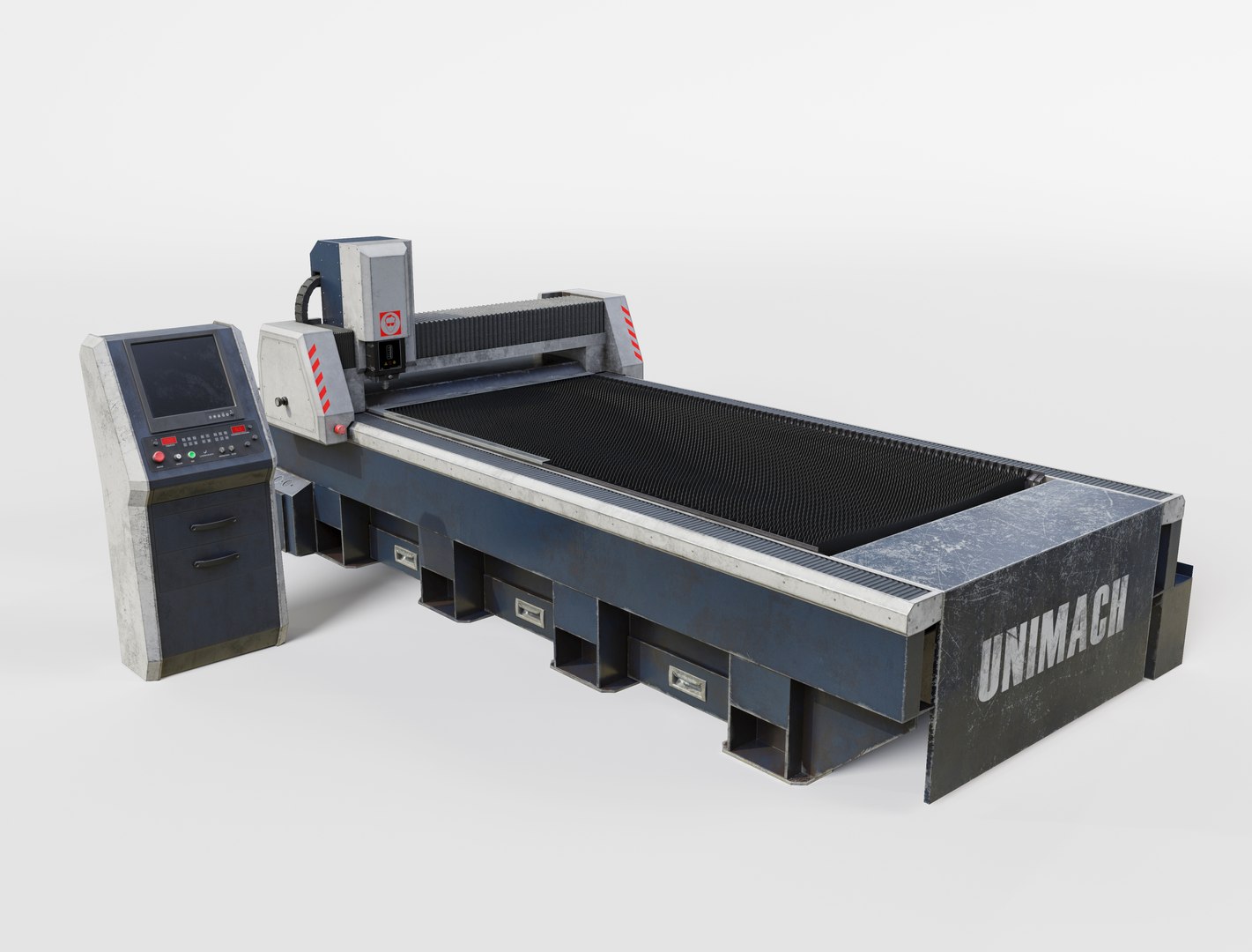 3D Model Laser Cutting Machine Metal V2 - TurboSquid 2384372