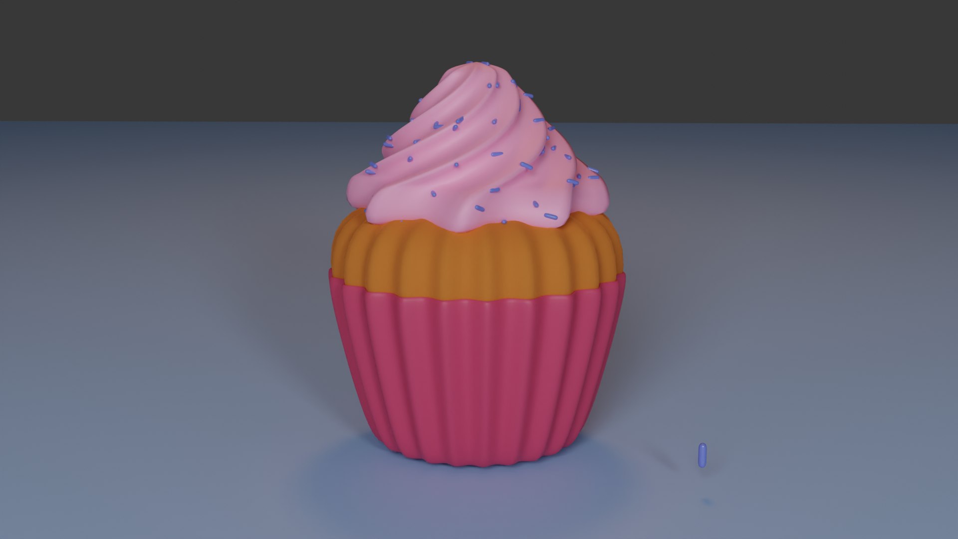 3D Cupcake Model - TurboSquid 2065534