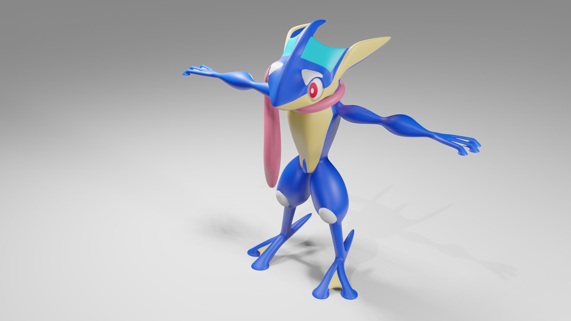 Greninja 3d model 3D model - TurboSquid 1754520
