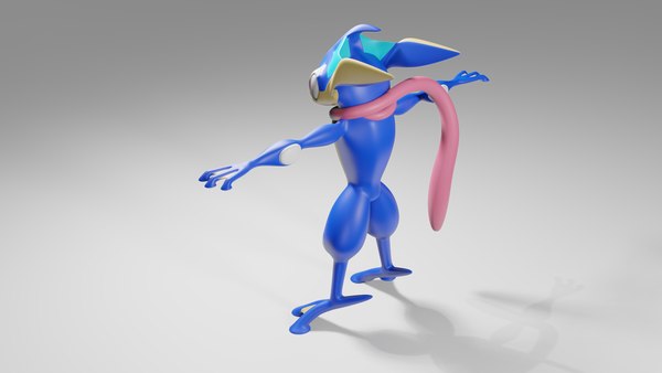 Greninja 3d model 3D model - TurboSquid 1754520