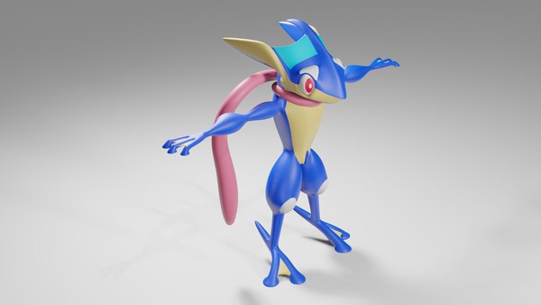 Greninja 3d model 3D model - TurboSquid 1754520
