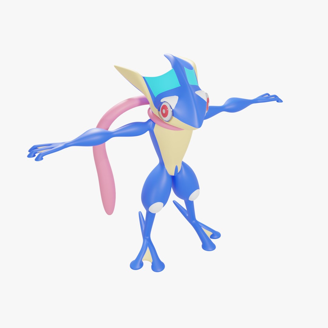 Greninja 3d Model 3D Model - TurboSquid 1754520