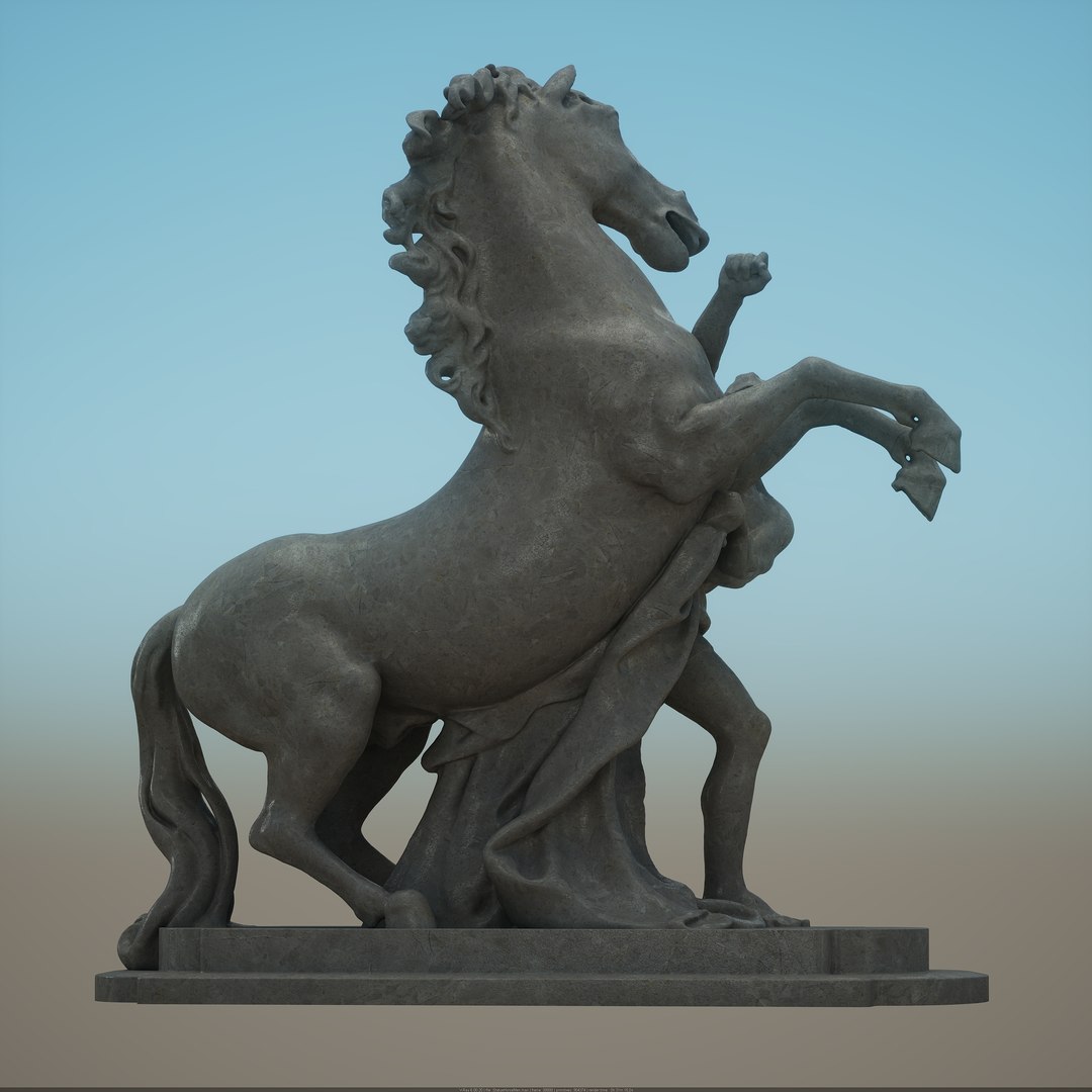 Equestrian Statue Model - TurboSquid 1989415