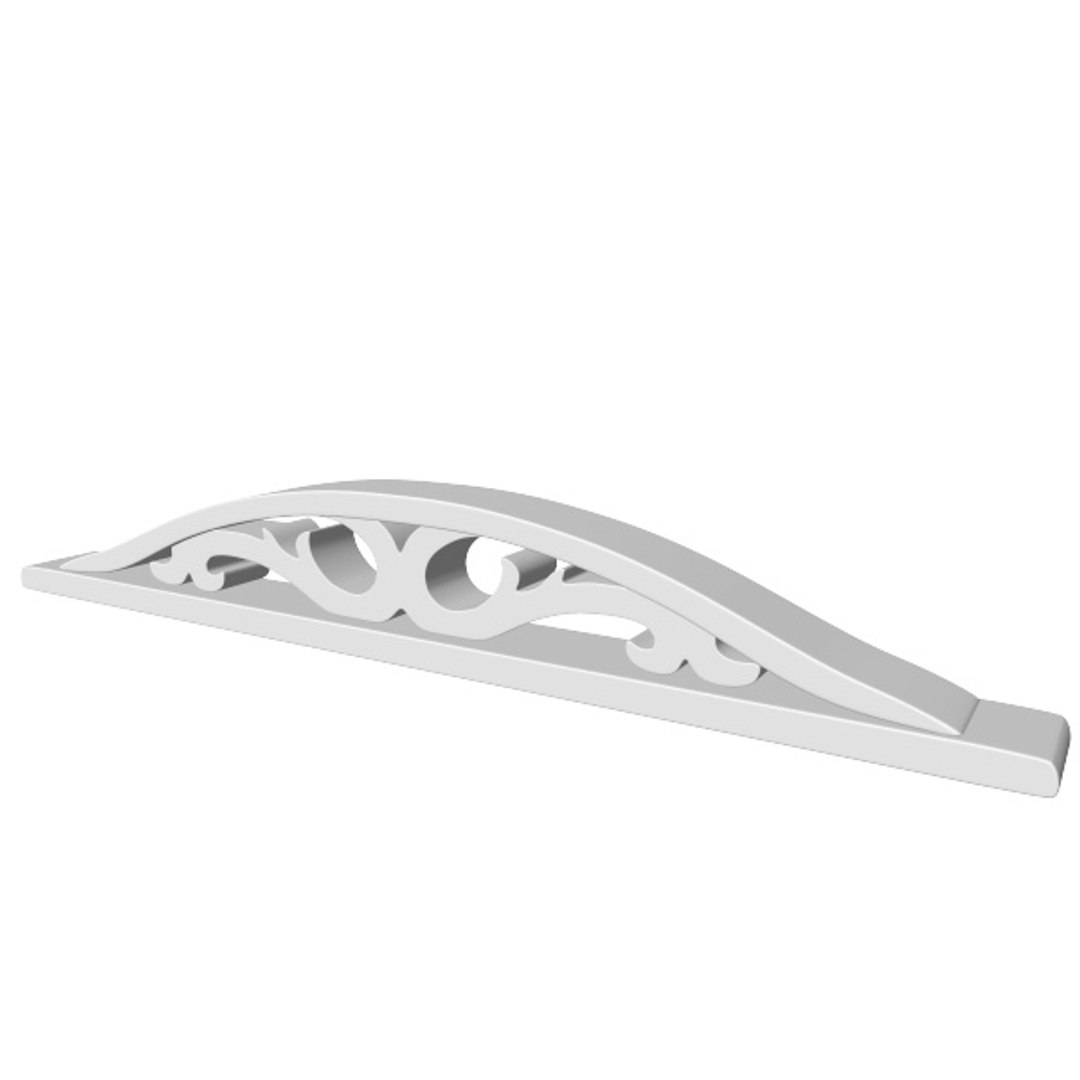 3d model decorative window header