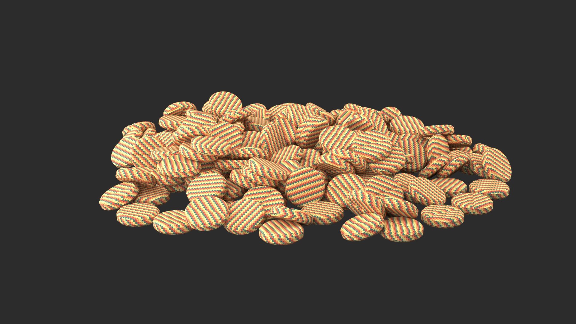 Pill Pile 3D Model - TurboSquid 2151106