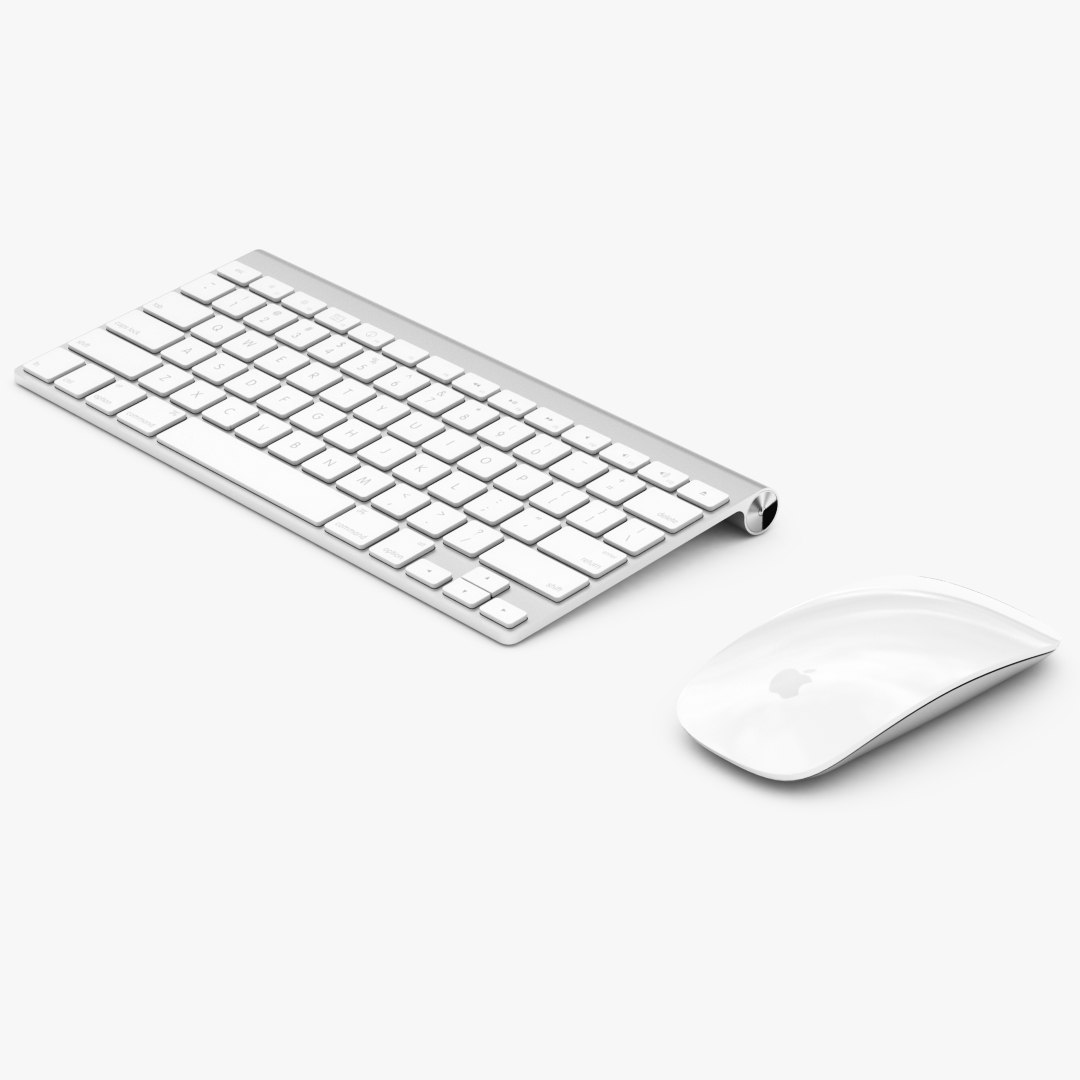 Magic Mouse Keyboard 3d Model