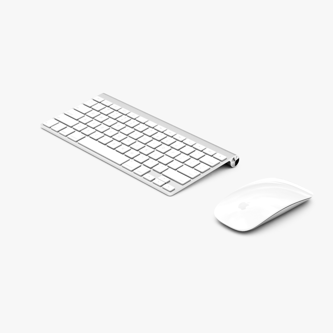 Magic Mouse Keyboard 3d Model