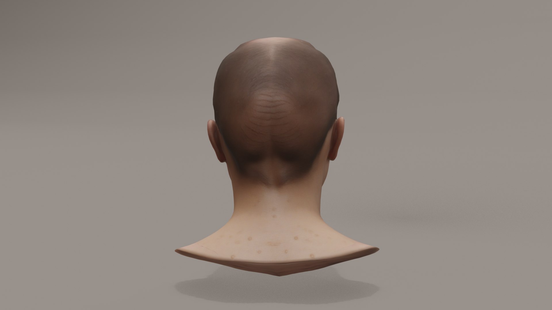 Realistic Woman Head 3D Model - High-Quality Topology 3D Model ...