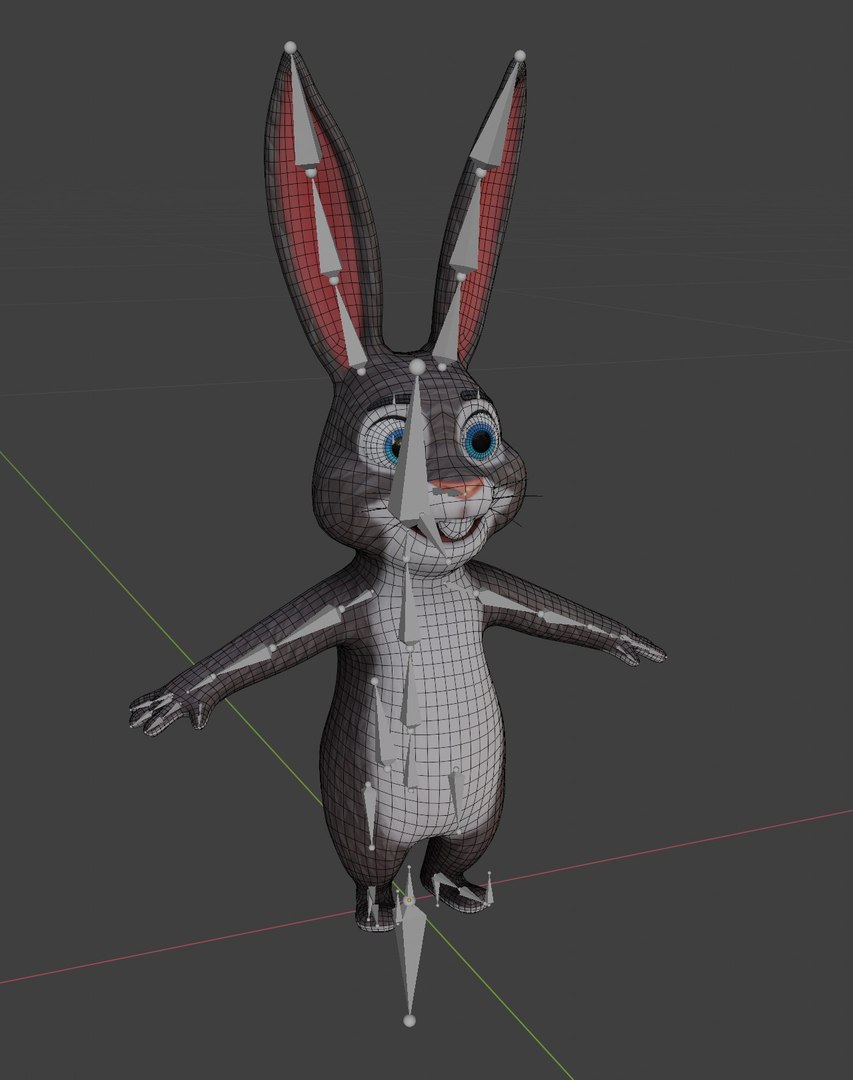 Cartoon Rabbit Animated 3D Model 3D - TurboSquid 1736539