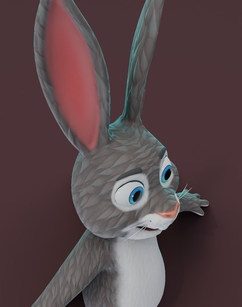 modelo 3d Conejo de dibujos animados modelo 3D animado - TurboSquid 1736539