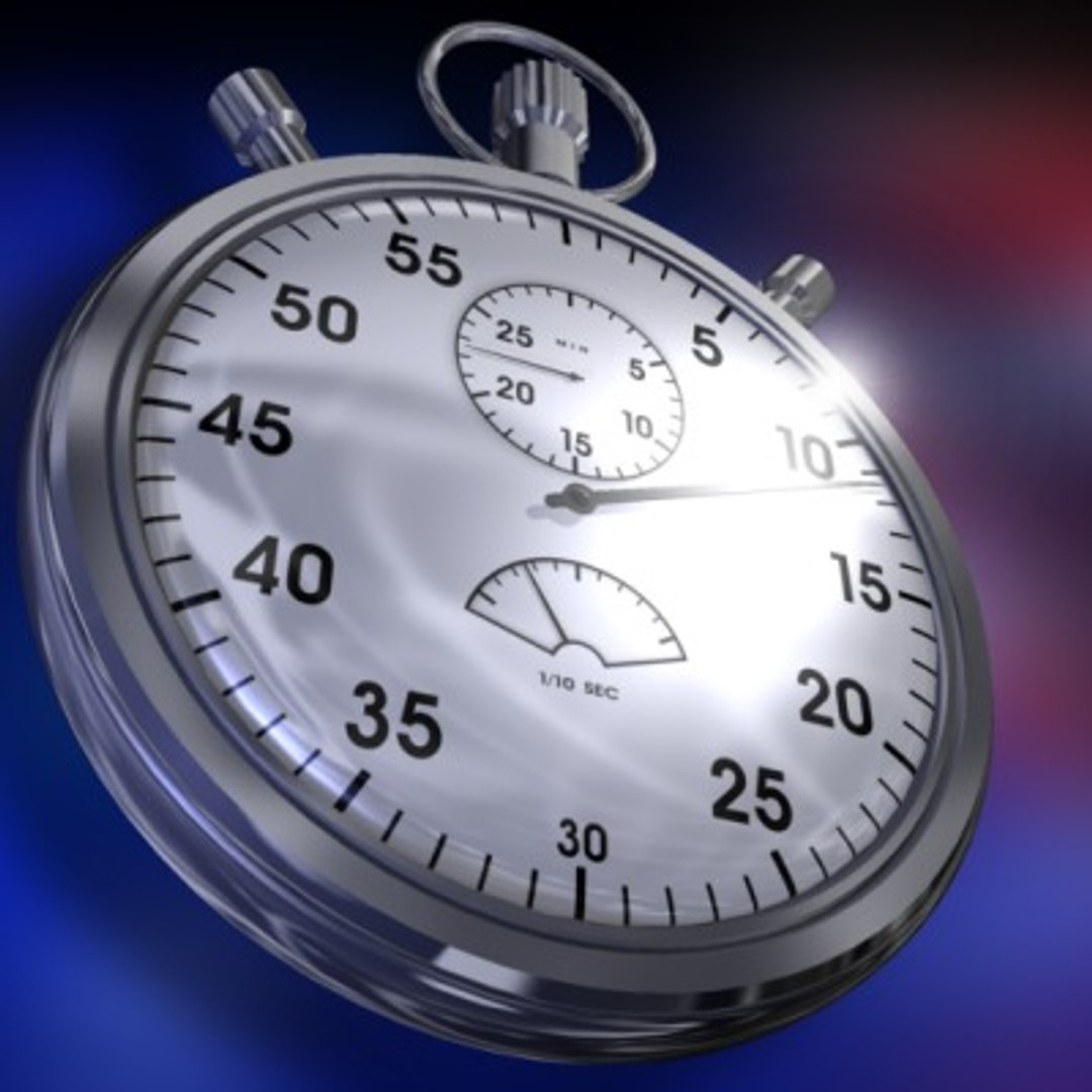 3d stopwatch stop watch