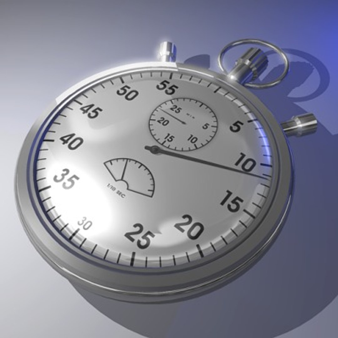 3d stopwatch stop watch