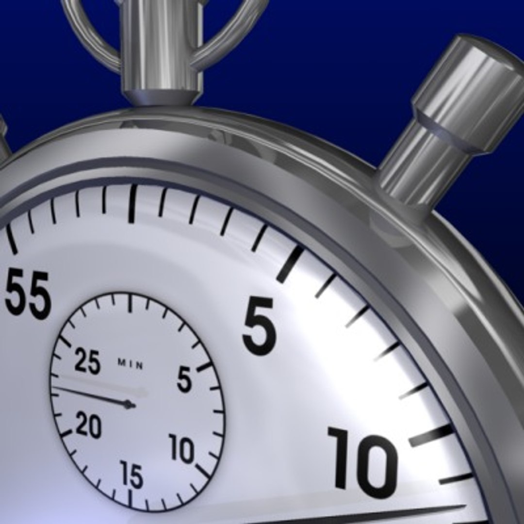 3d stopwatch stop watch