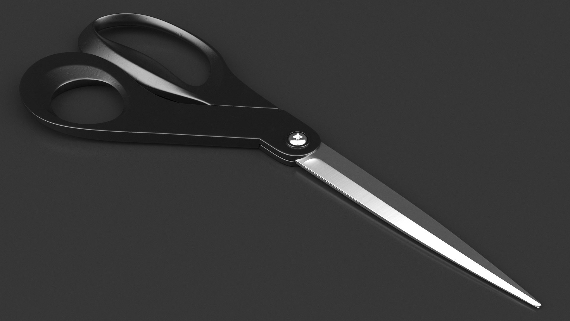 3D Stainless Steel Scissors - TurboSquid 2130656