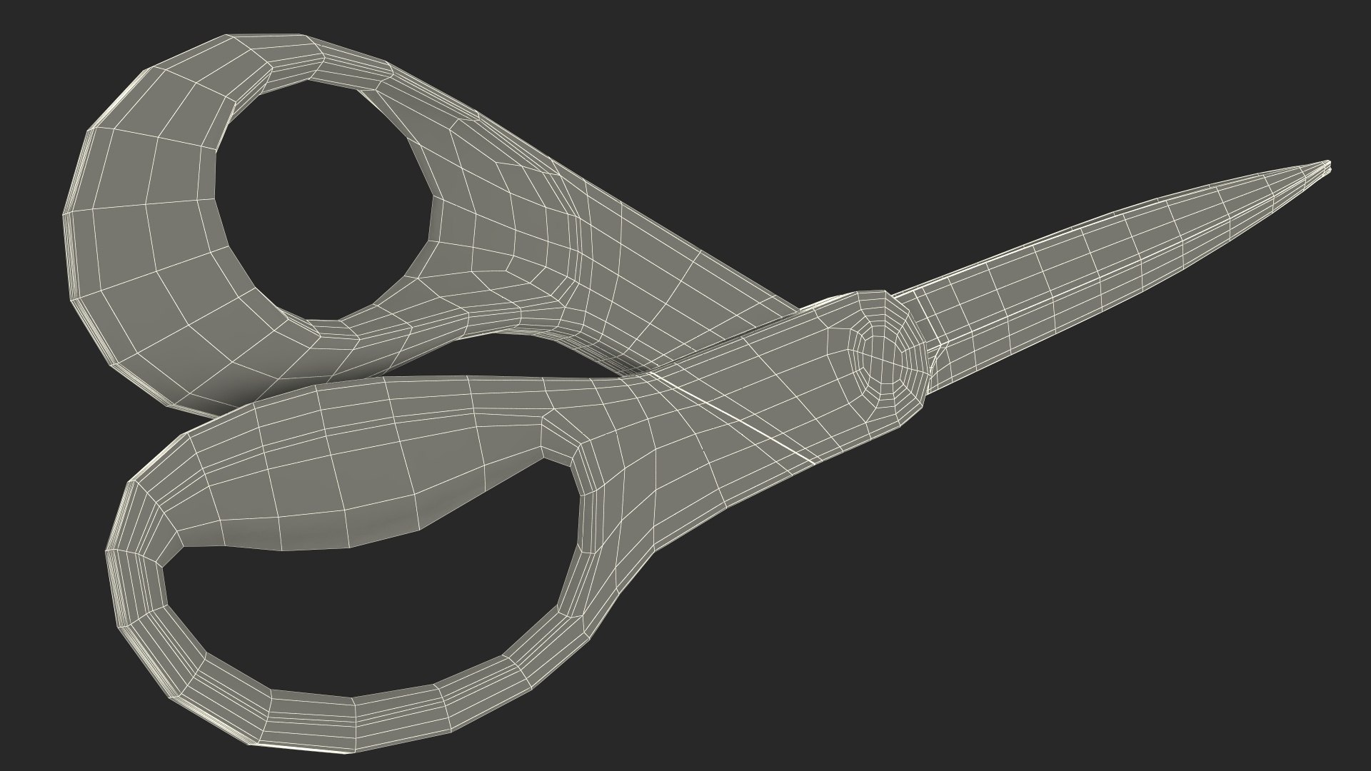 3D Stainless Steel Scissors - TurboSquid 2130656