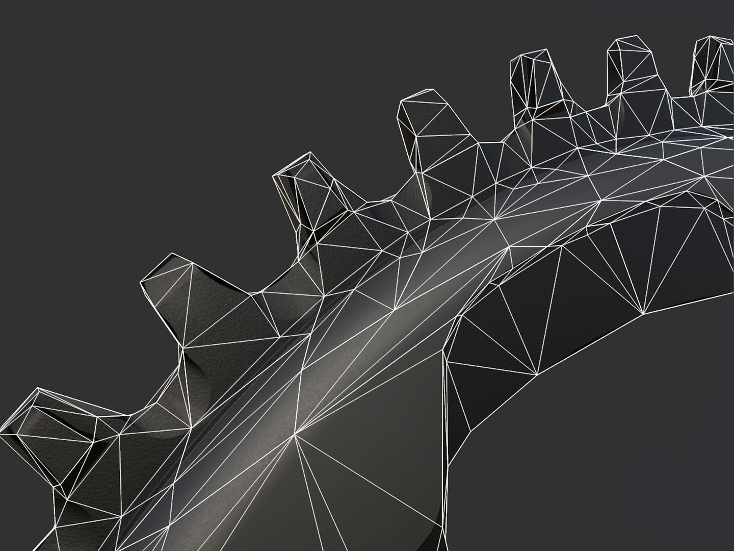 3D Chain ring gear model - TurboSquid 1813981