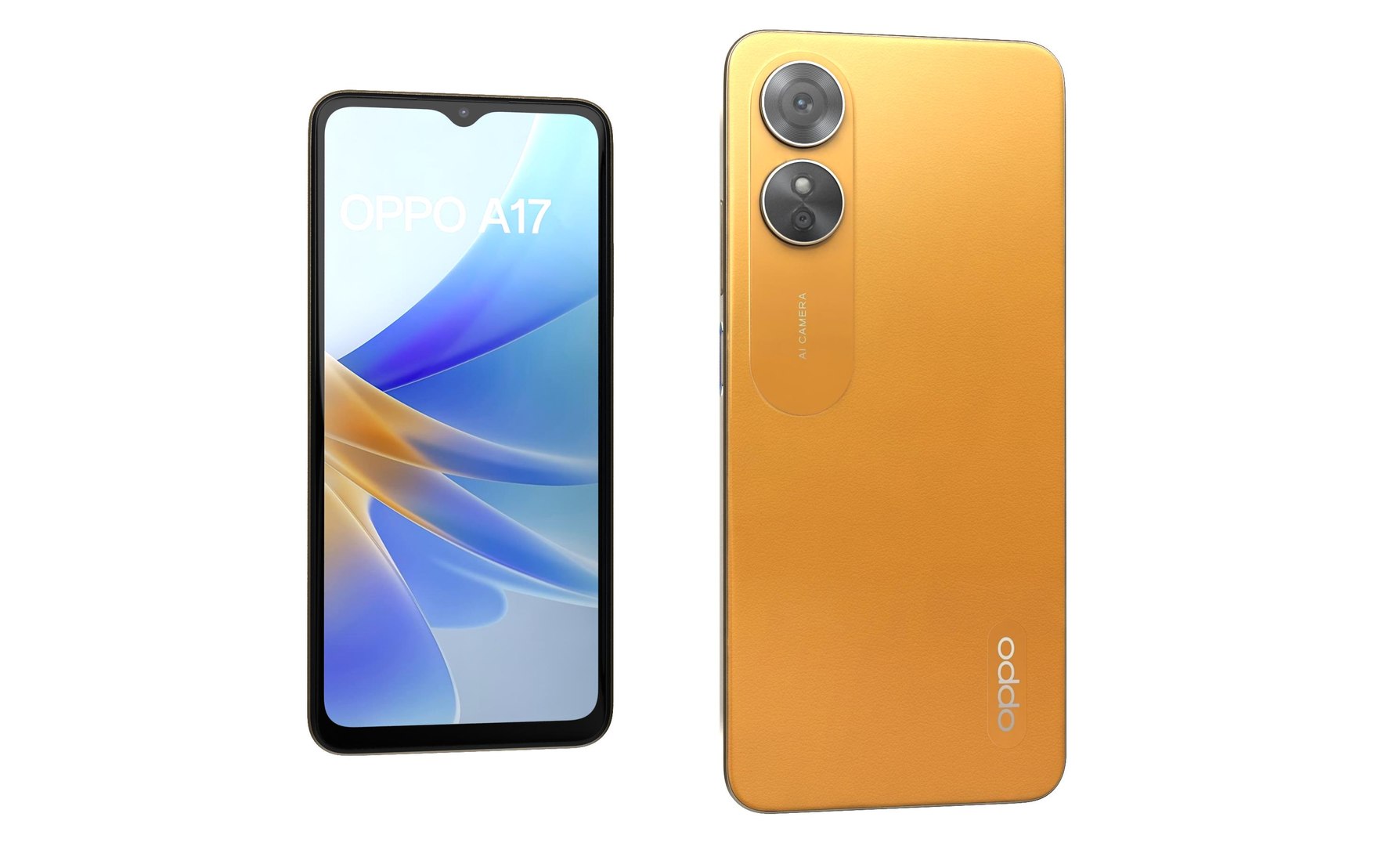 3D OPPO A17 Gold - TurboSquid 1988701