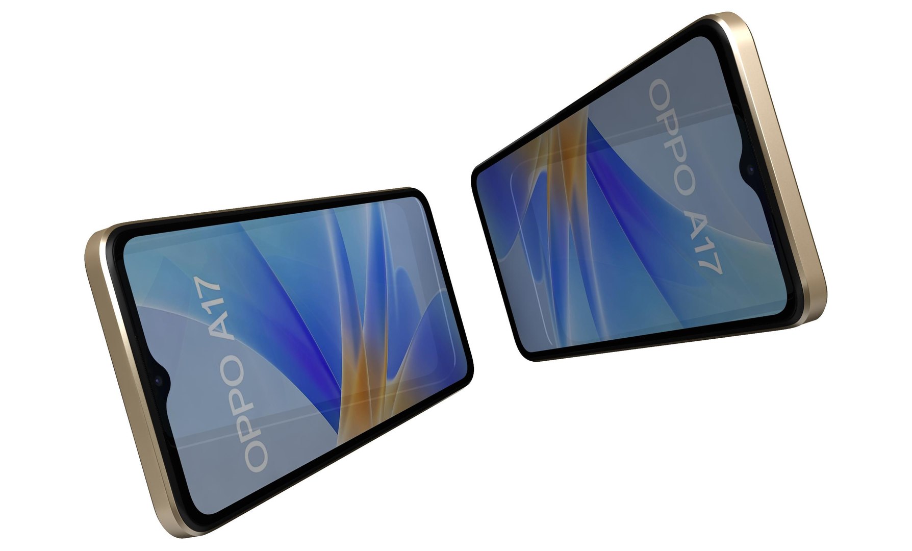 3D OPPO A17 Gold - TurboSquid 1988701