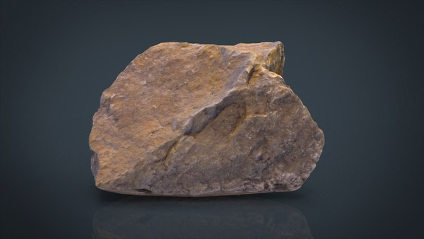 3d stone real 4k model