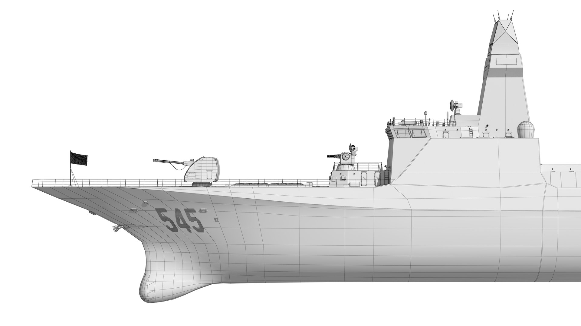 Type 054B Guided Missile Frigate Peoples Liberation Army Navy Model ...