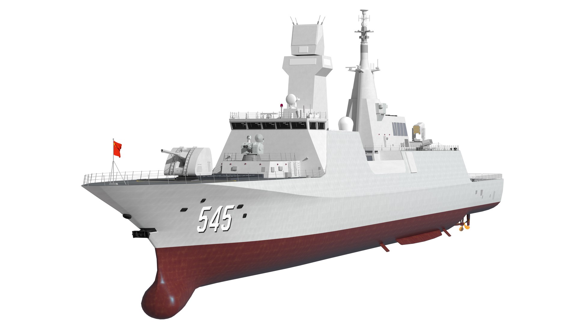 Type 054B Guided Missile Frigate Peoples Liberation Army Navy Model ...