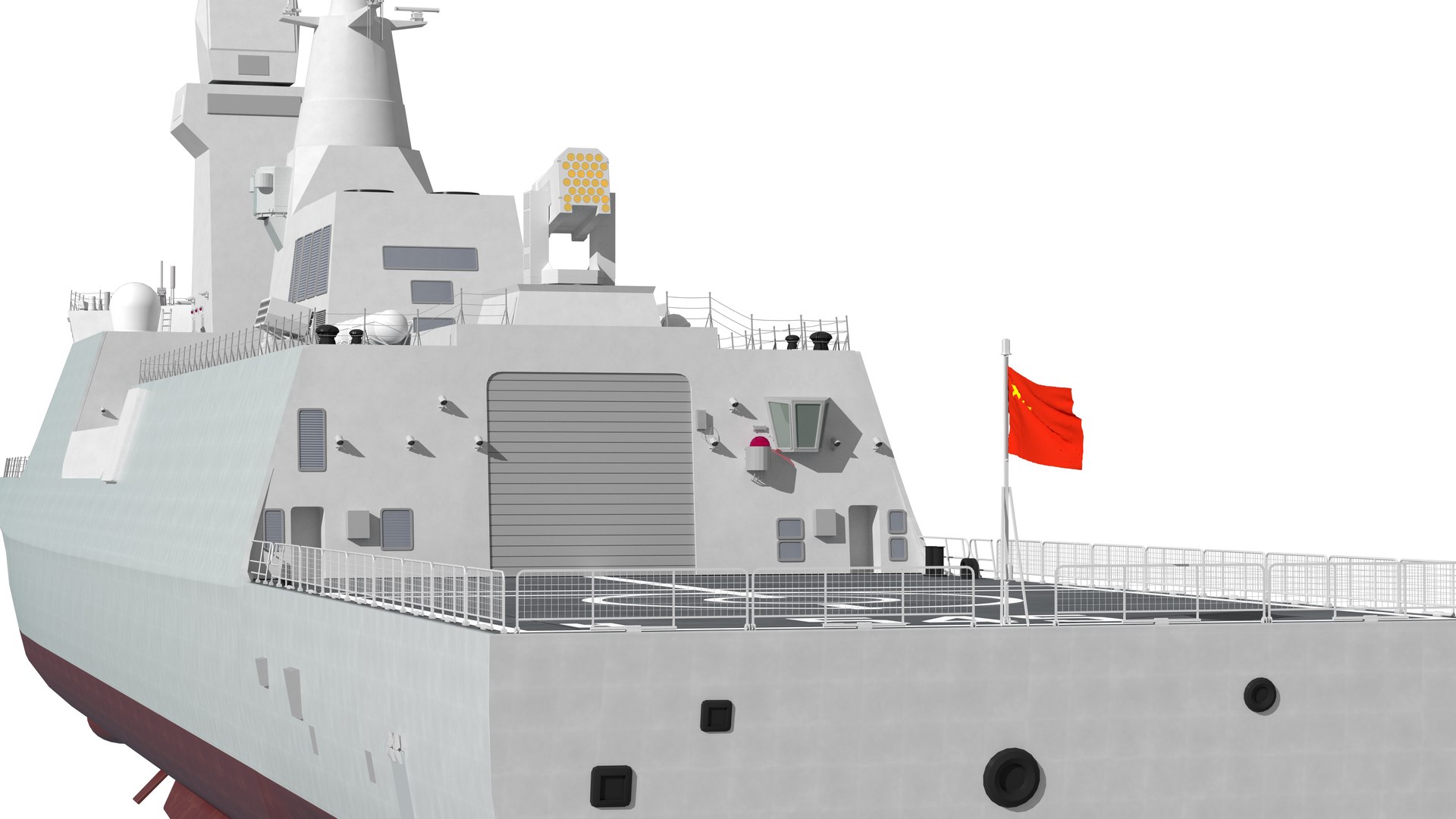 Type 054B Guided Missile Frigate Peoples Liberation Army Navy Model - TurboSquid 2419338