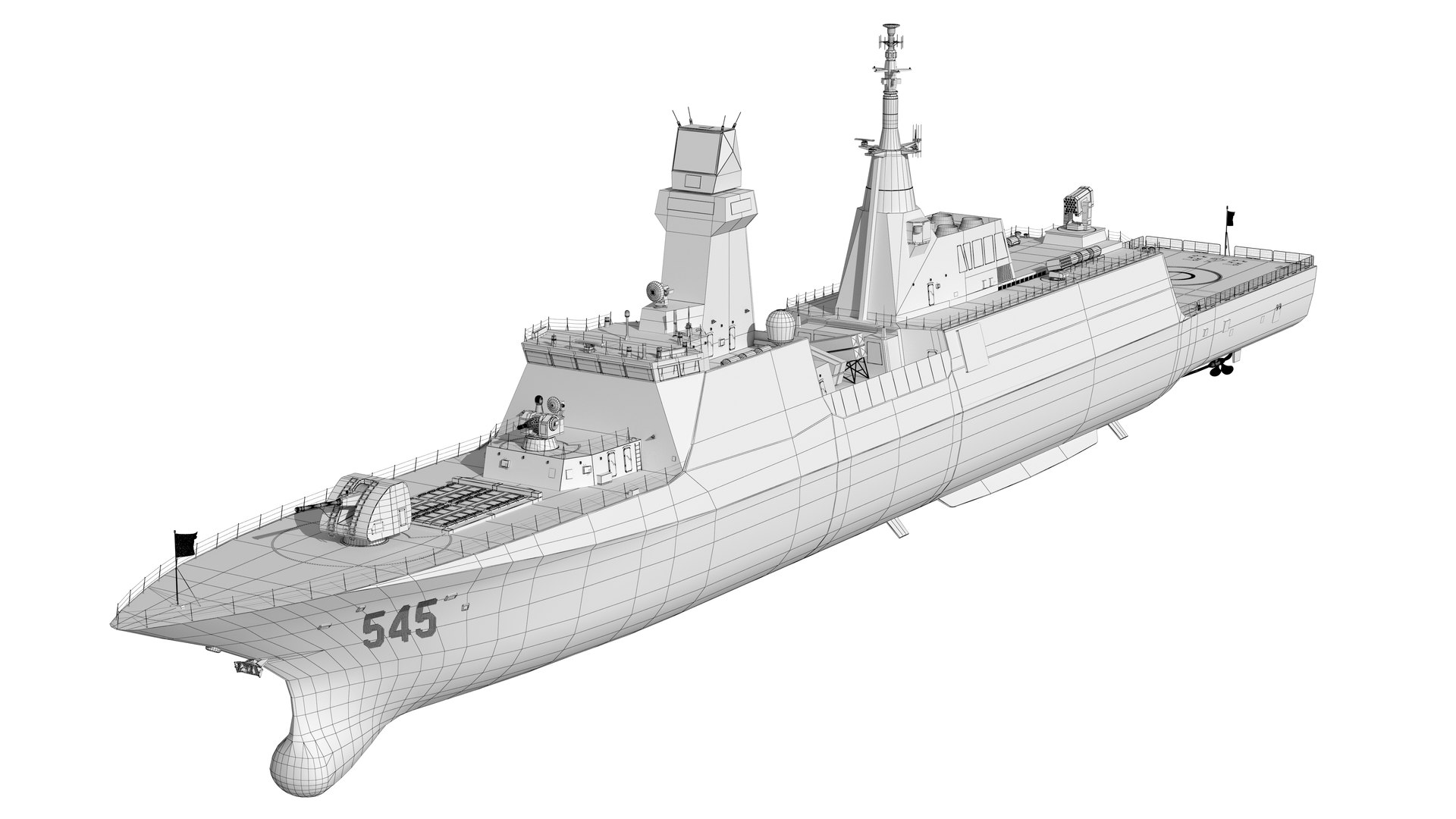 Type 054B Guided Missile Frigate Peoples Liberation Army Navy Model ...