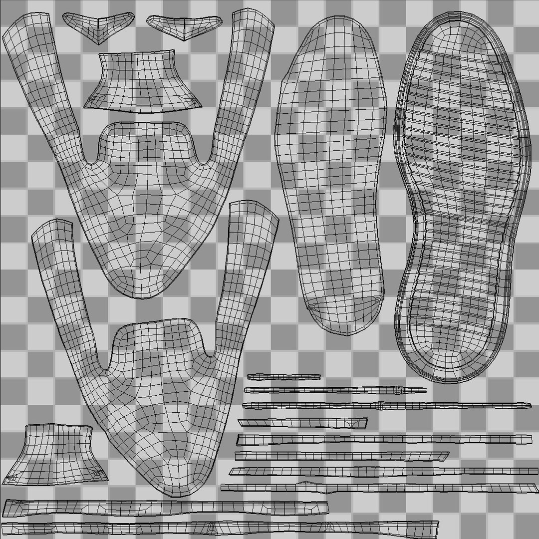 Mesh Shoes 35 - 3D Model - TurboSquid 1647321