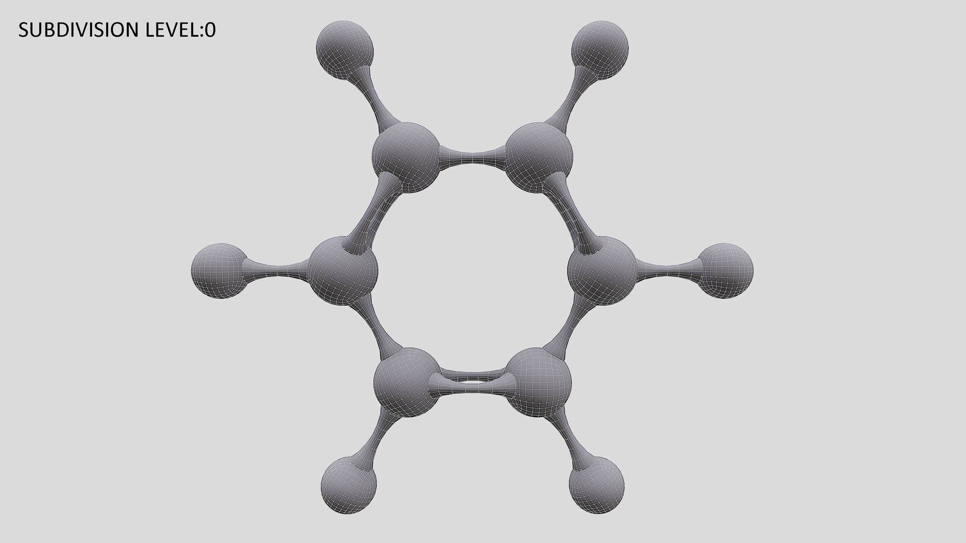 3D Benzene Max Molecule With PBR 4K 8K - TurboSquid 1942190