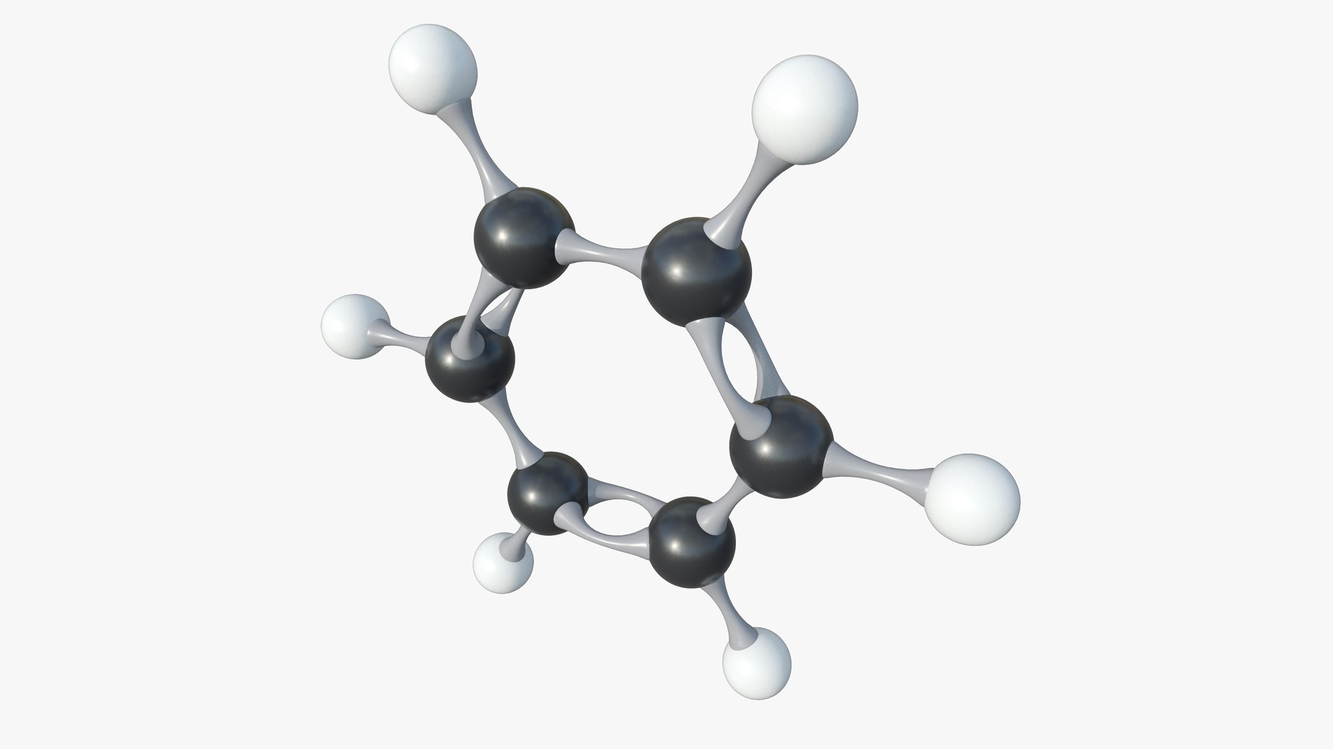 3D Benzene Max Molecule With PBR 4K 8K - TurboSquid 1942190