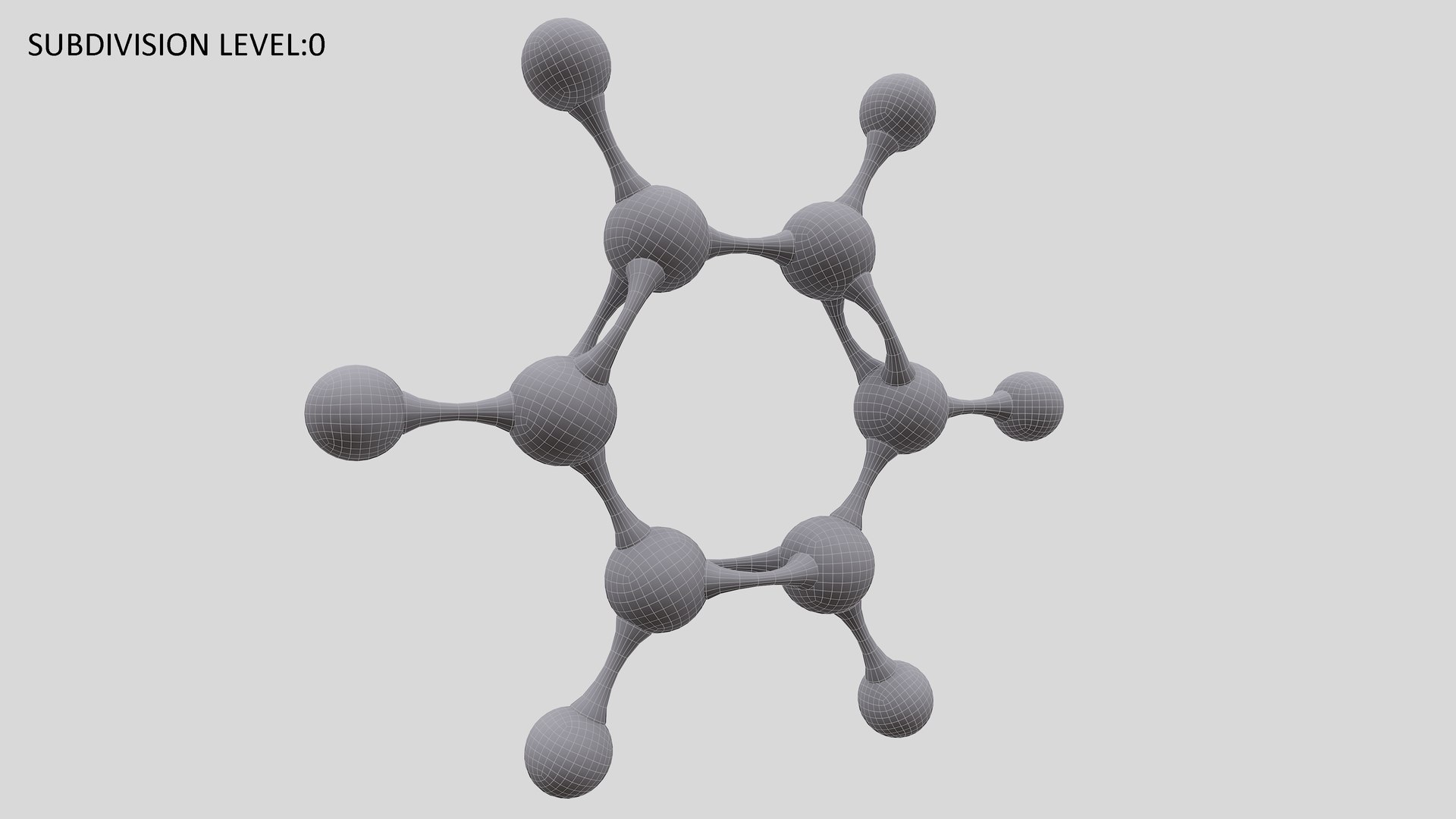 3D Benzene Max Molecule With PBR 4K 8K - TurboSquid 1942190