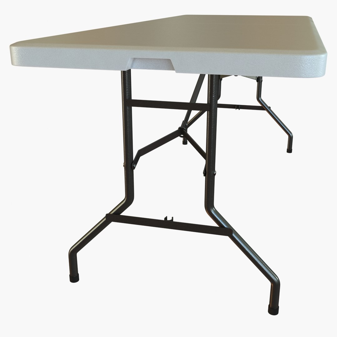 3d Center Folding Table Model