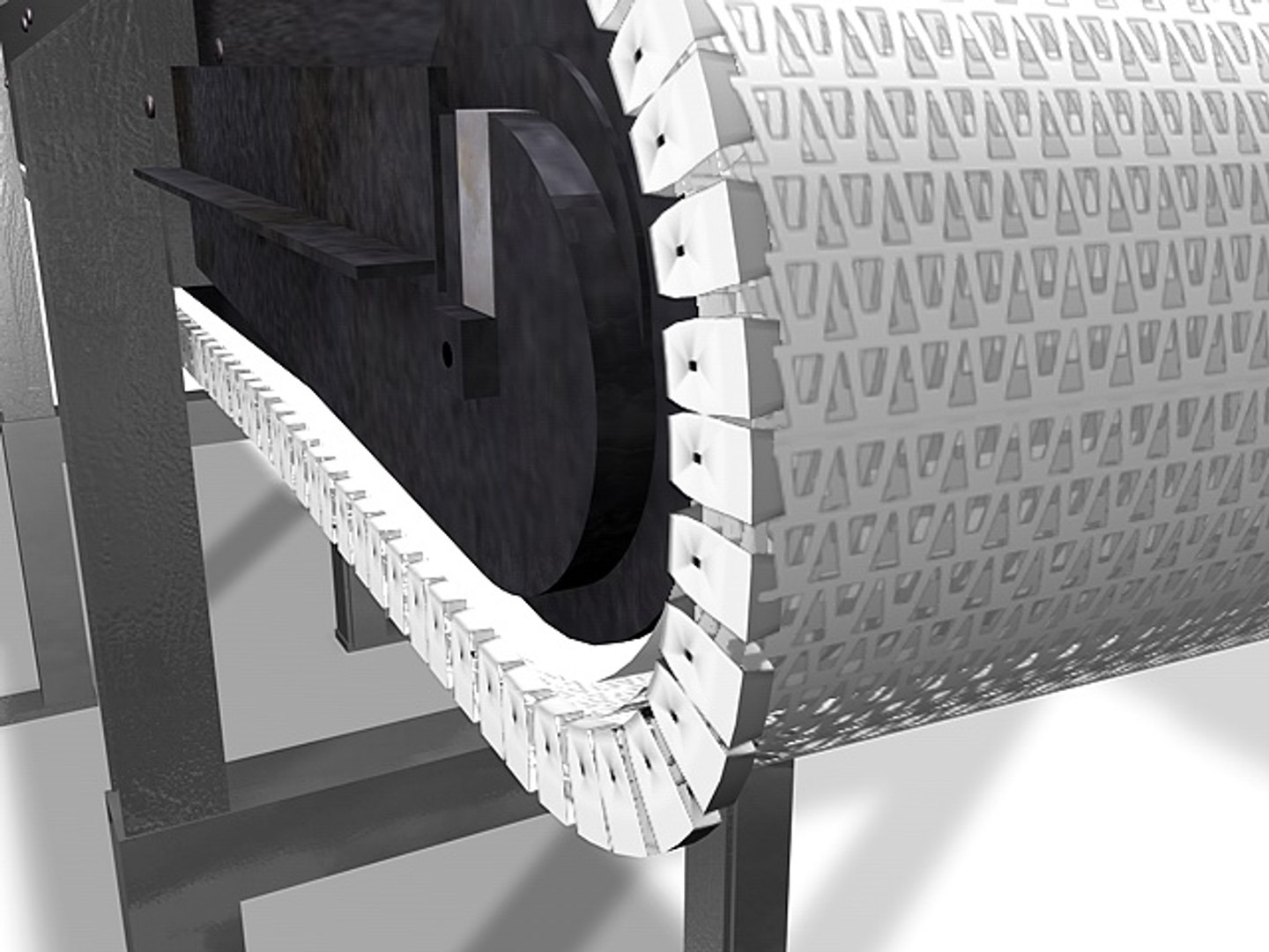 drum drive conveyor c4d