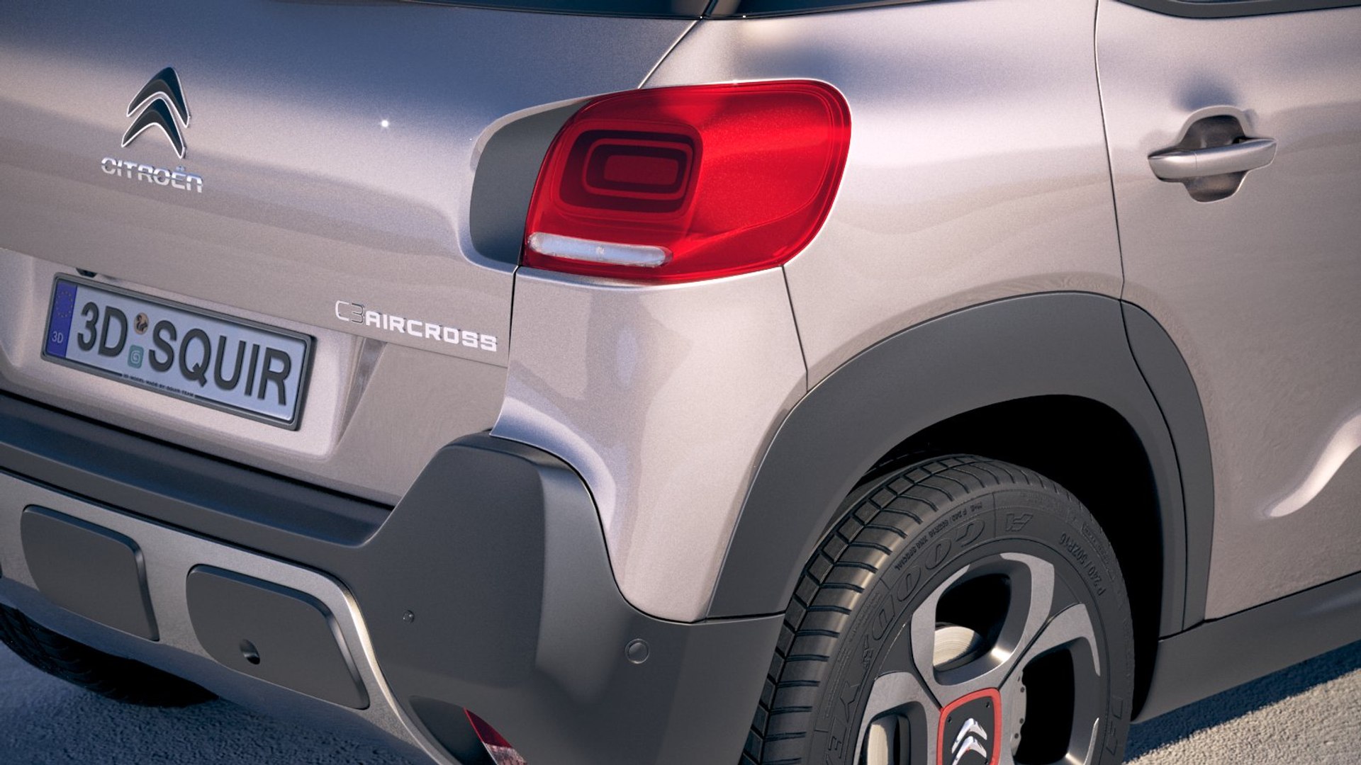 3D Citroen C3 Aircross Model - TurboSquid 1248752