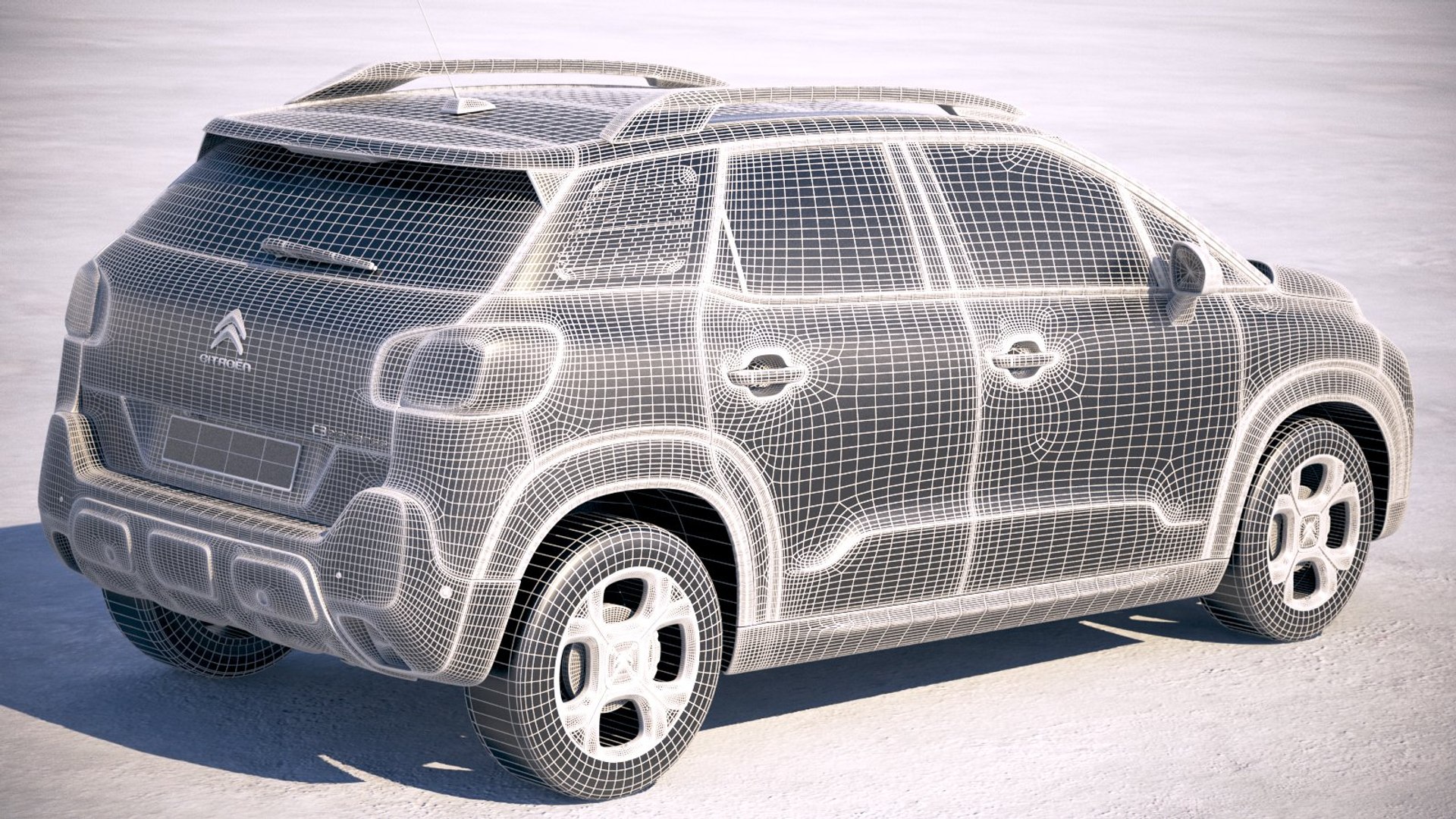 3D Citroen C3 Aircross Model - TurboSquid 1248752