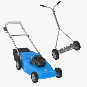 Low Poly Mowers 3D Models For Download | TurboSquid