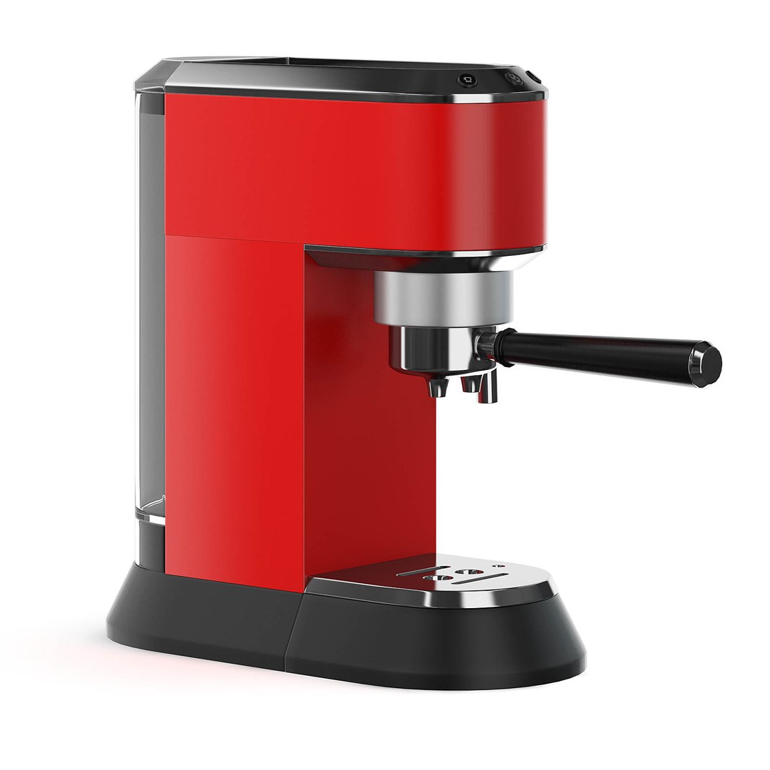 3D Red Coffee Machine - TurboSquid 1437469